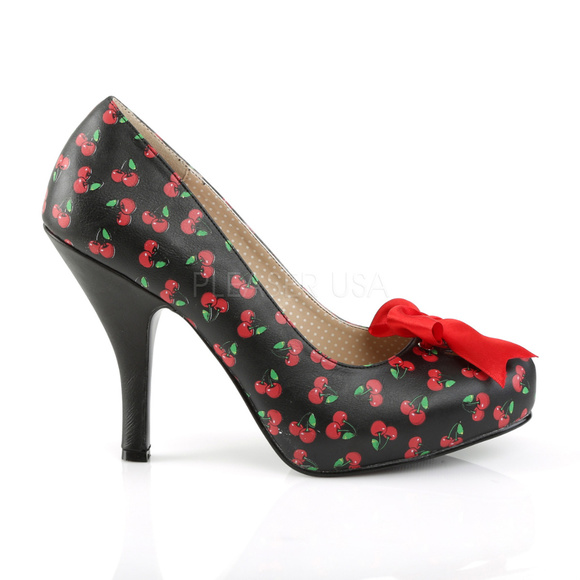 Shoes | Cherry Platform High Heel 195s Pin Up Shoes | Poshmark